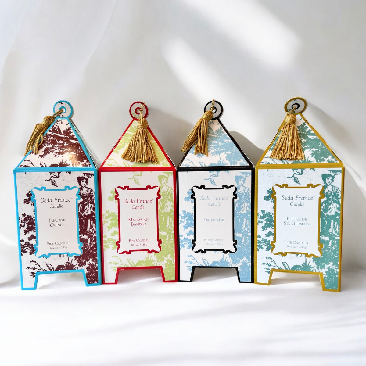 Seda France Classic Toile Pagoda Box Candle – Girl Be Brave