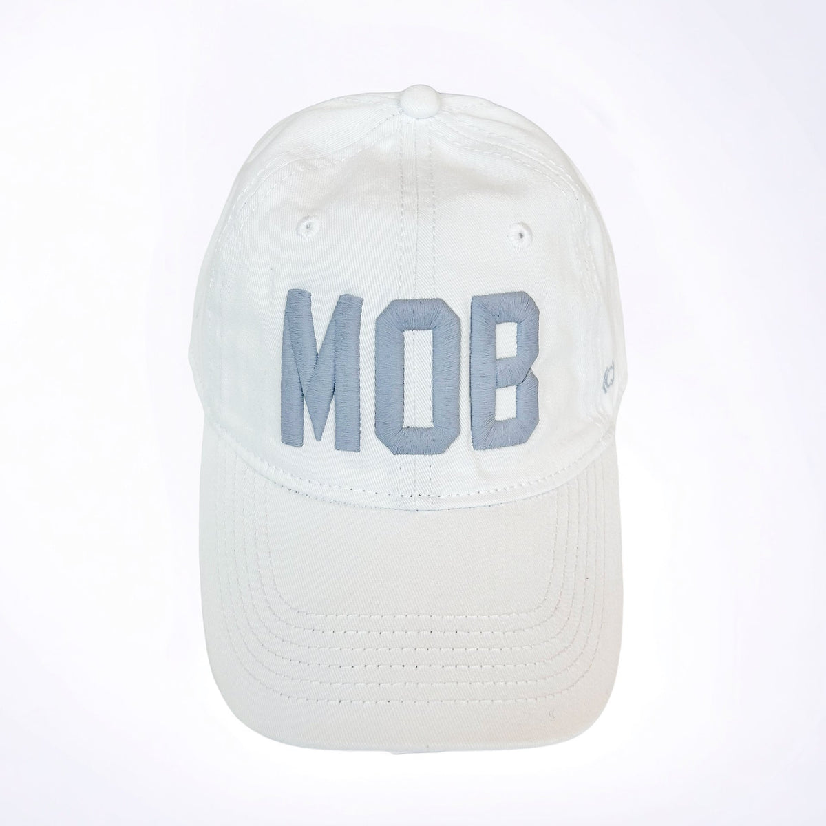 White and Grey MOB Hat – Girl Be Brave
